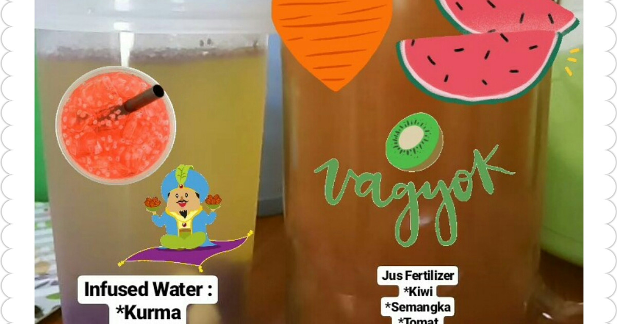 Resep Infused Water *9 & Jus Fertilizer oleh Rhcma 'mutz' Cabybenkk ...