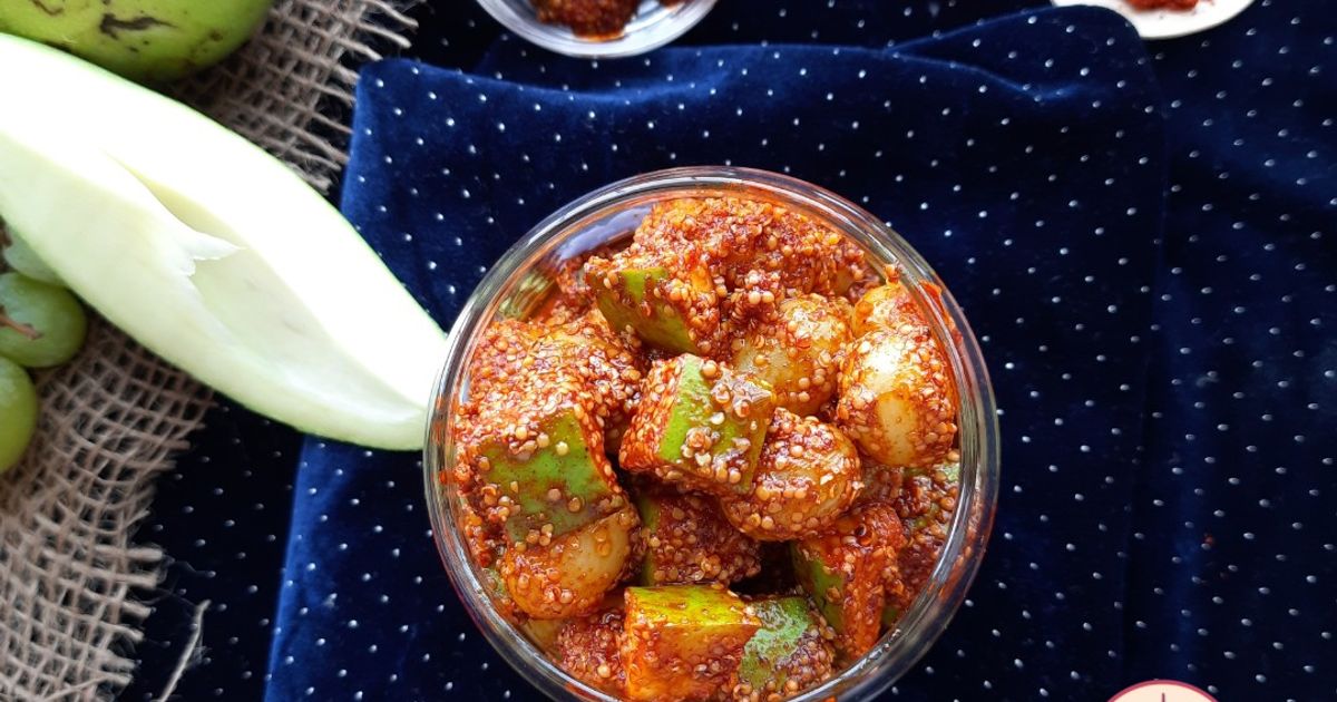 Aam Angoor Aachar Recipe by Deepa Rupani - Cookpad