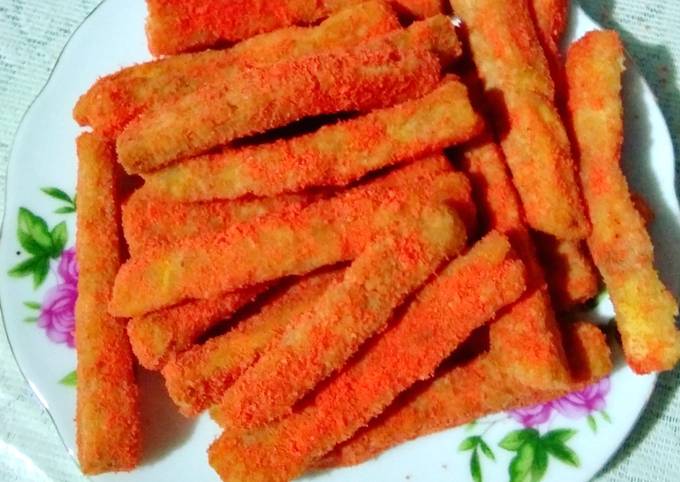 Resep 17.Stik tempe krispy (bumbu tabur balado pedass) oleh Bunda ...