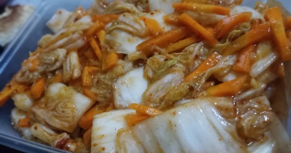 Resep Kimchi simple oleh Vina Crystal X asli Nasa - Cookpad
