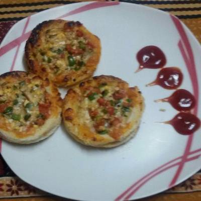 Double Decker Cheesy Rings Recipe by Disha Anand - Cookpad