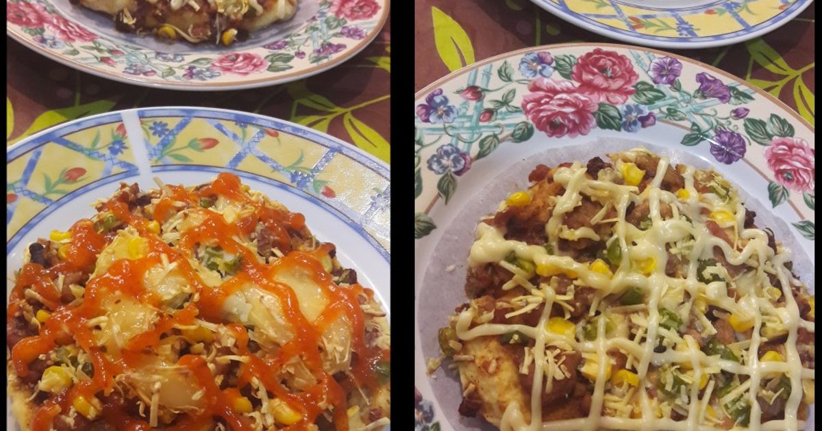 Resep Pizza Mini Ekonomis oleh Nana Lukita Sari - Cookpad