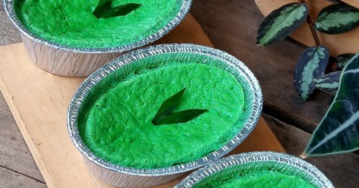 Resep 375. Bingka Kayapu Pandan oleh Dee's - Cookpad