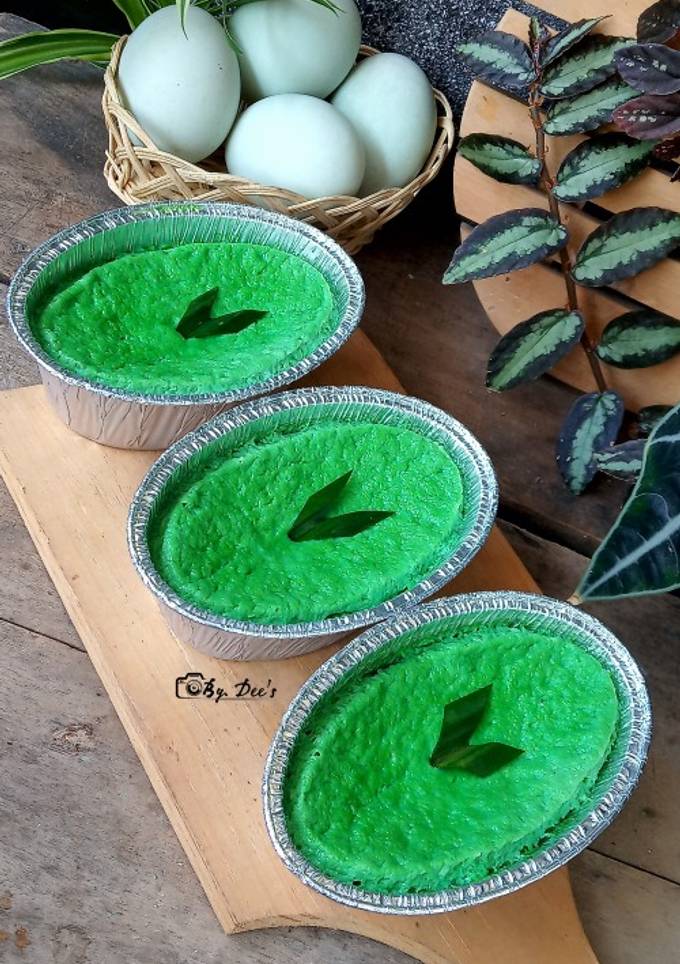 Resep 375. Bingka Kayapu Pandan oleh Dee's - Cookpad