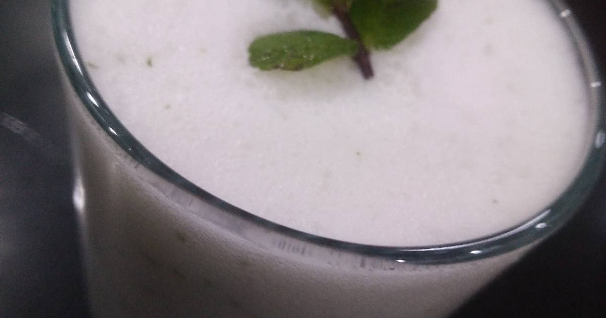 Mint lassi Recipe by Naureen Khan Lodhi - Cookpad
