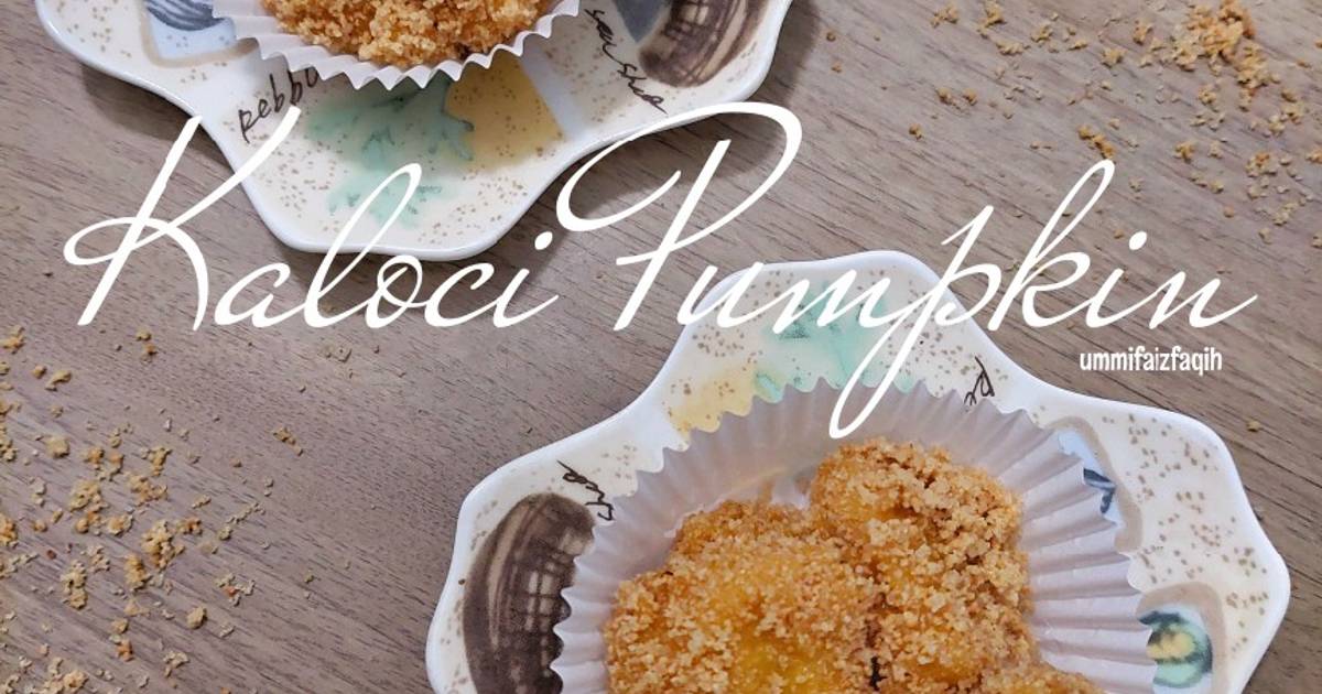 Resep Kaloci Pumpkin oleh Laily Agustien (Ummifaizfaqih) - Cookpad