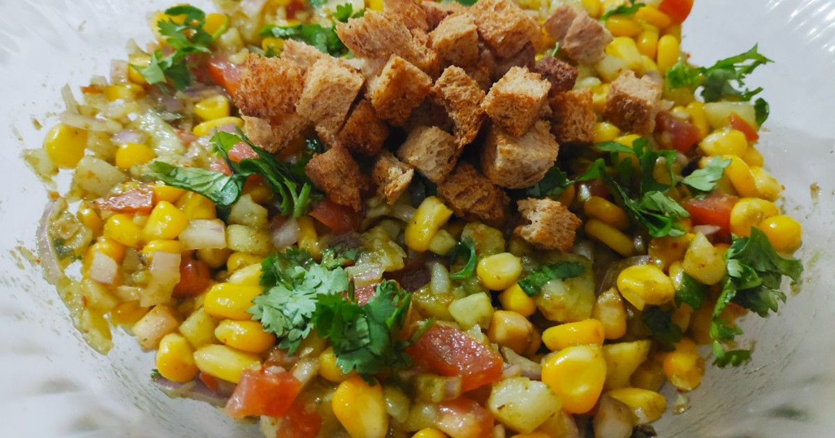 Sweet Corn Bhel Recipe by Amita Jalan - Cookpad
