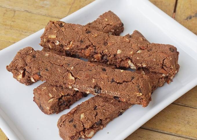 Resep Chocolate & Almond Soy Bars oleh Monica Novara H. - Cookpad