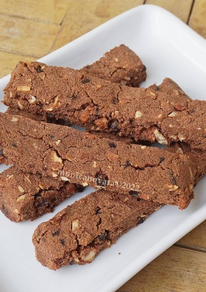 Resep Chocolate & Almond Soy Bars oleh Monica Novara H. - Cookpad