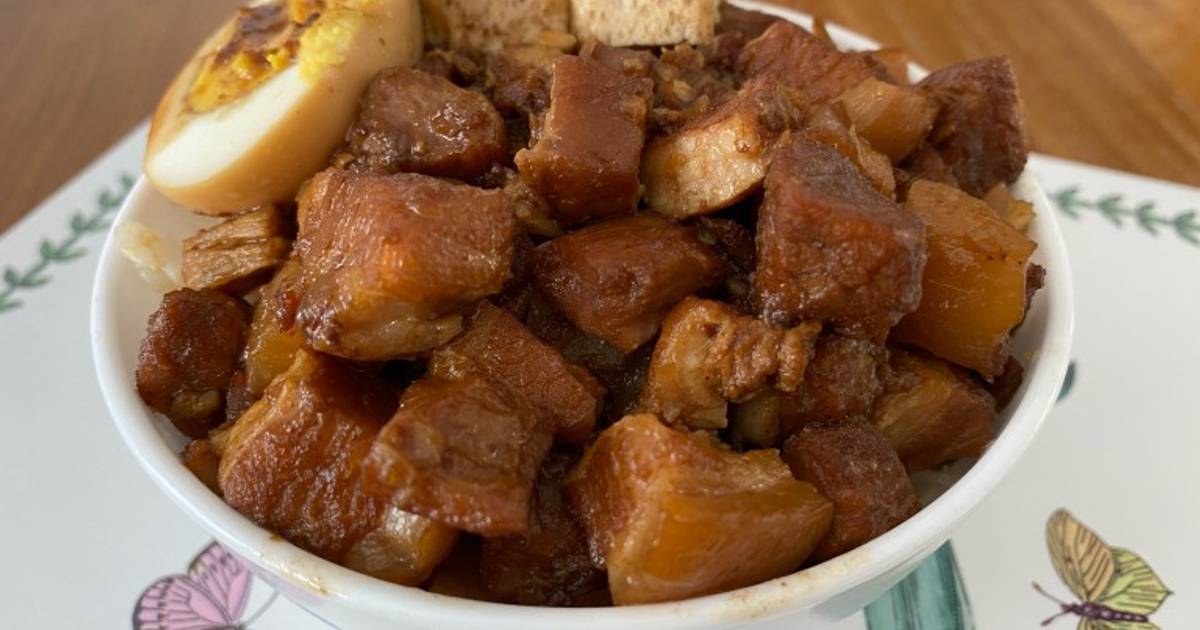 Taiwan Style Braised Pork with Rice 台式滷肉飯 Recipe by Joyce and Felix ...
