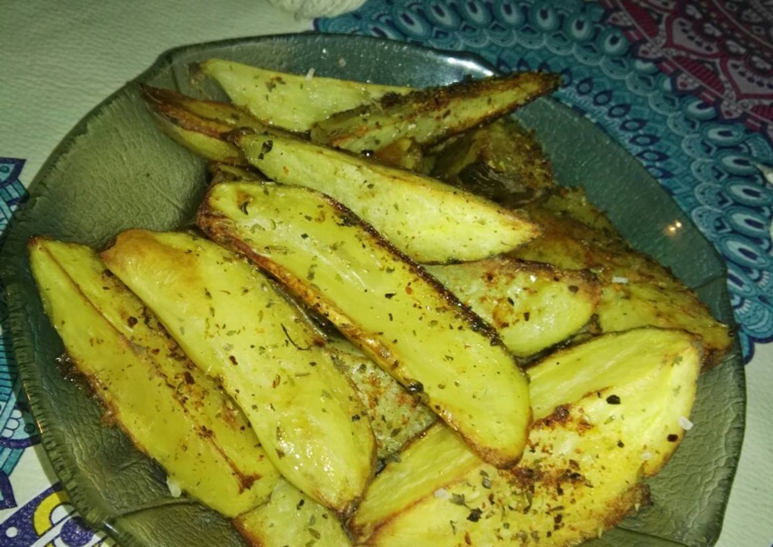 Papas rústicas con cáscara Receta de Johanna- Cookpad