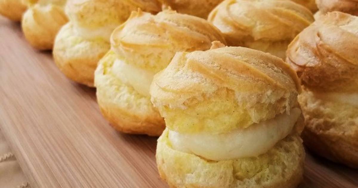 Resep Choux Puff with Vanilla Custard oleh RN Rahmadita - Cookpad