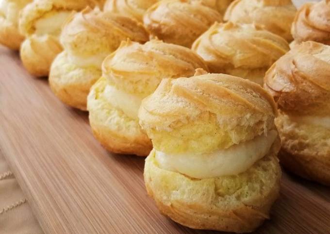 Resep Choux Puff with Vanilla Custard oleh RN Rahmadita - Cookpad