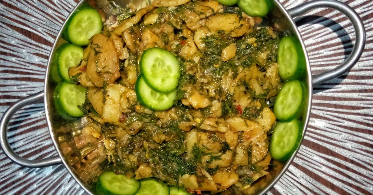 Aloo Soya Bhaji Recipe by Saima Sameer Ali - Cookpad