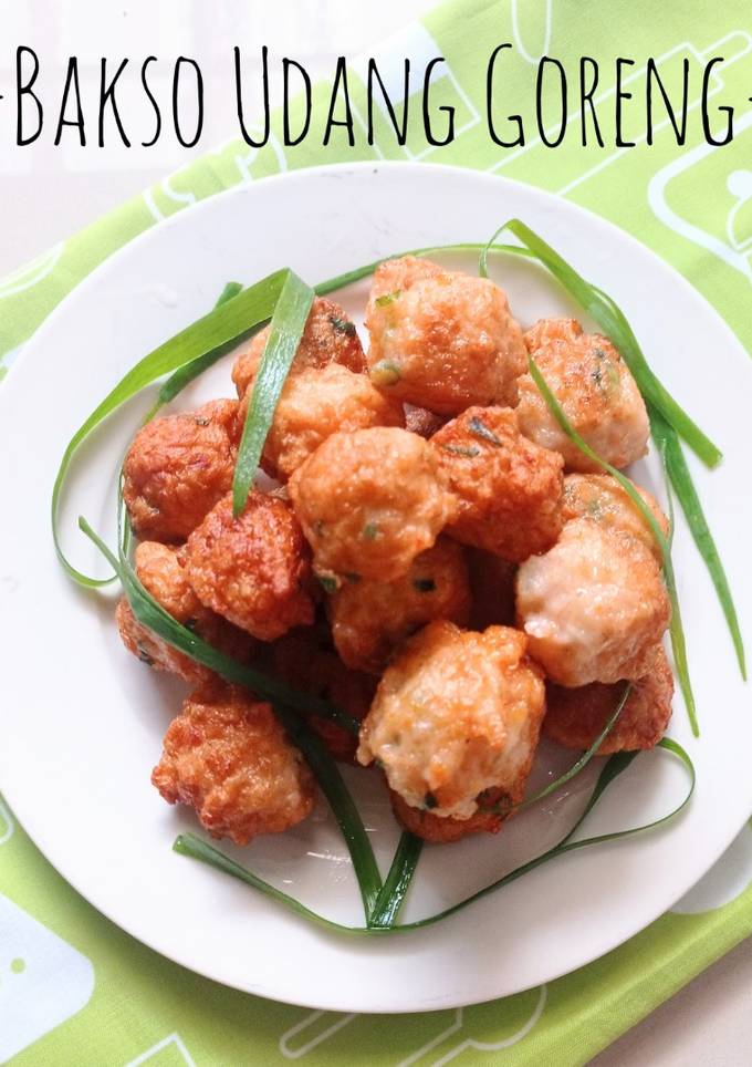 Resep Bakso Udang Goreng oleh Indah Mei - Cookpad
