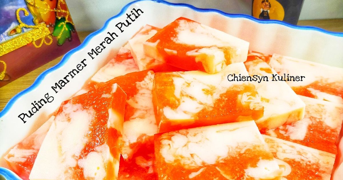 Resep Puding Marmer Merah Putih oleh Chiensyn Kuliner - Cookpad