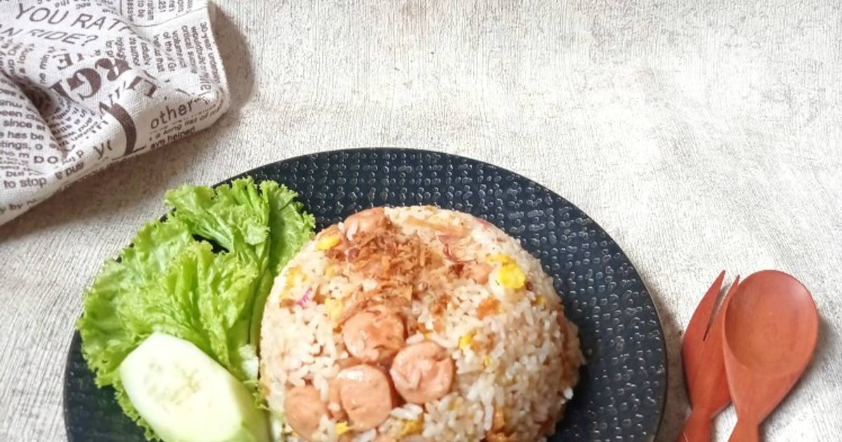 Resep Nasi Goreng Sosis oleh Febry Caturia - Cookpad