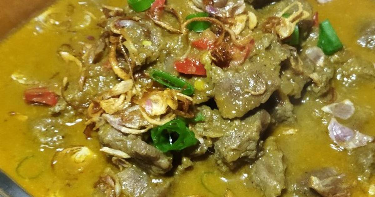 Resep Gulai Daging bumbu sendiri dan bumbu Racik Indofood oleh Amida RJ ...