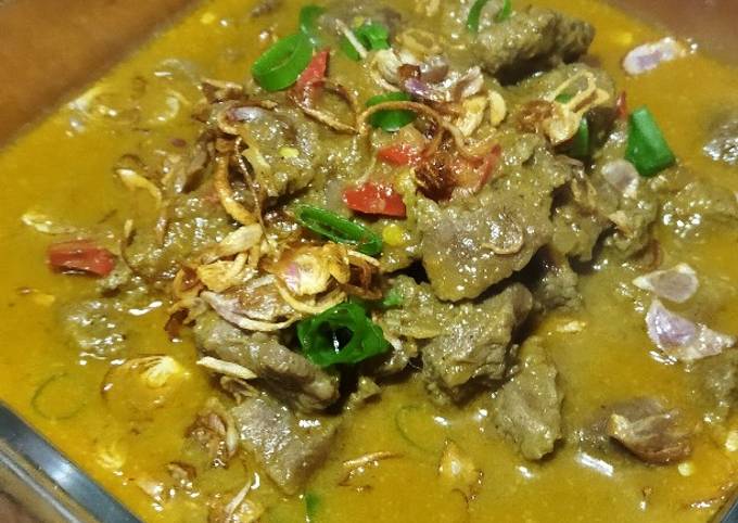 Resep Gulai Daging bumbu sendiri dan bumbu Racik Indofood oleh Amida RJ ...