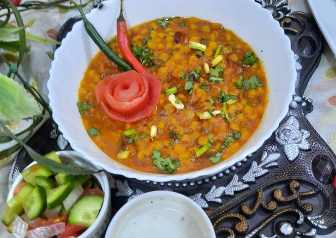 Fry Chana daal karahi Recipe by Farzana Memon - Cookpad