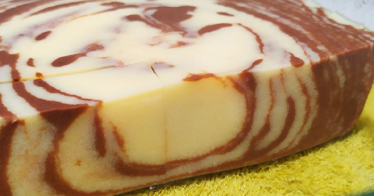 Resep Puding Zebra Ala Chef Farah Quinn oleh muli - Cookpad