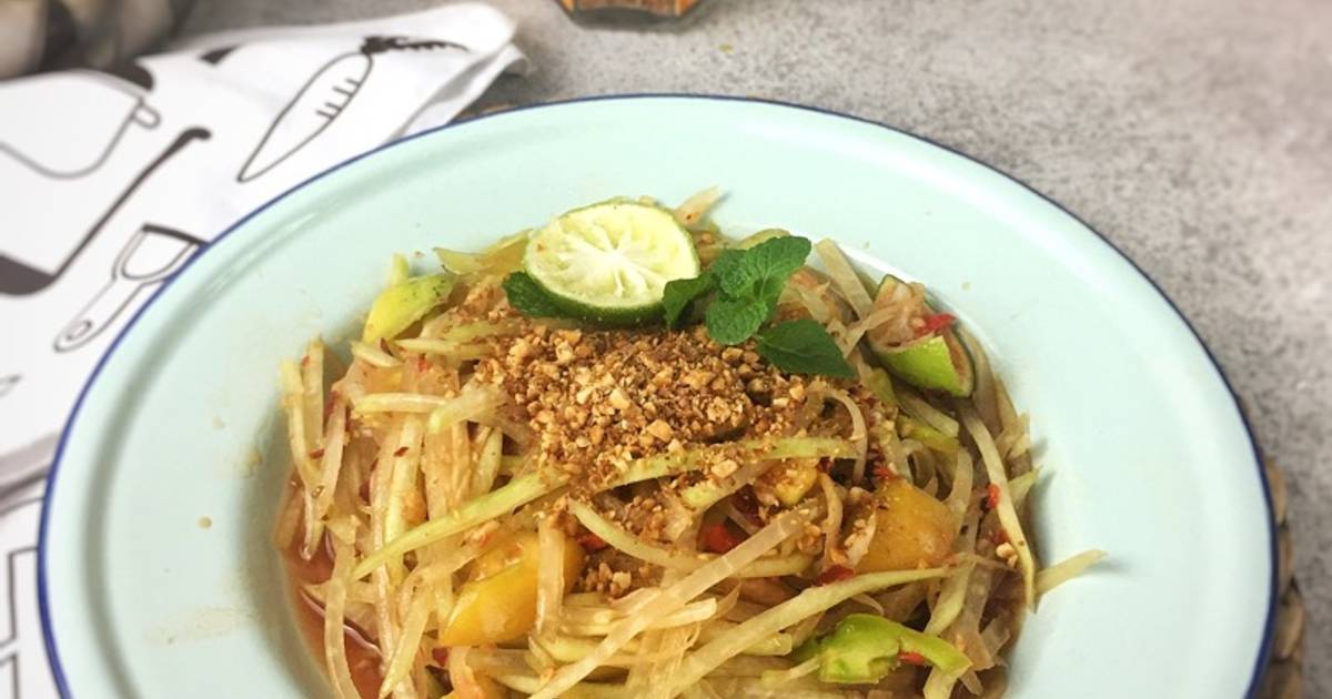 Resep Thai Green Papaya Salad atau Tom sam oleh Zulifatul Afwah - Cookpad