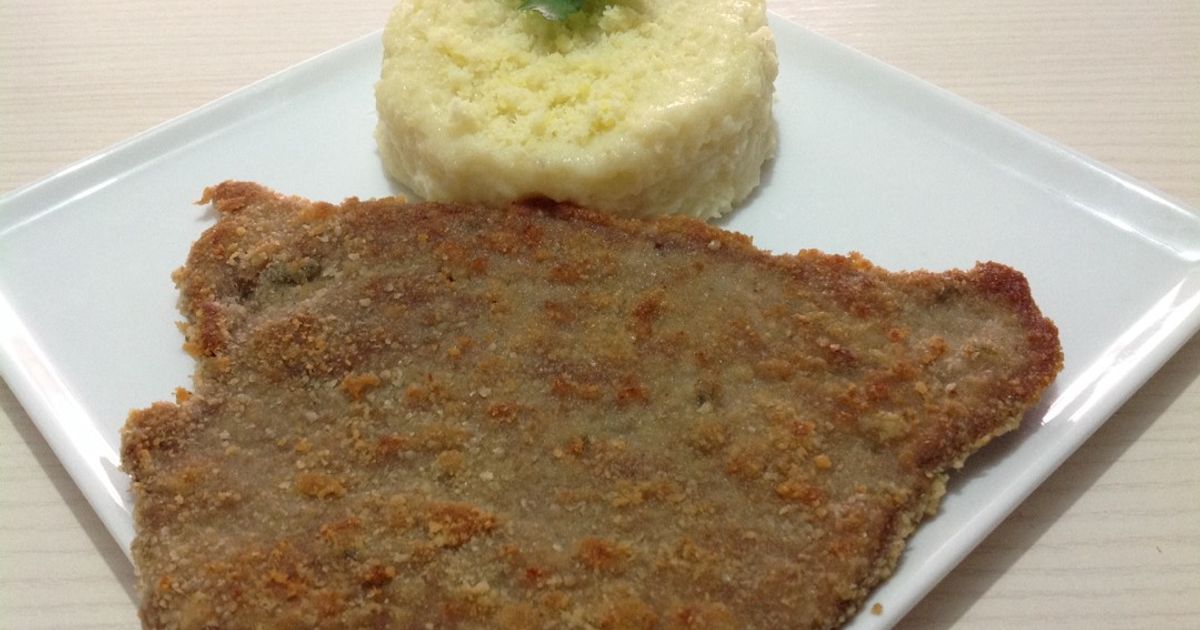 Milanesas De Carne Con Puré De Papas Receta de Haydee Agreda