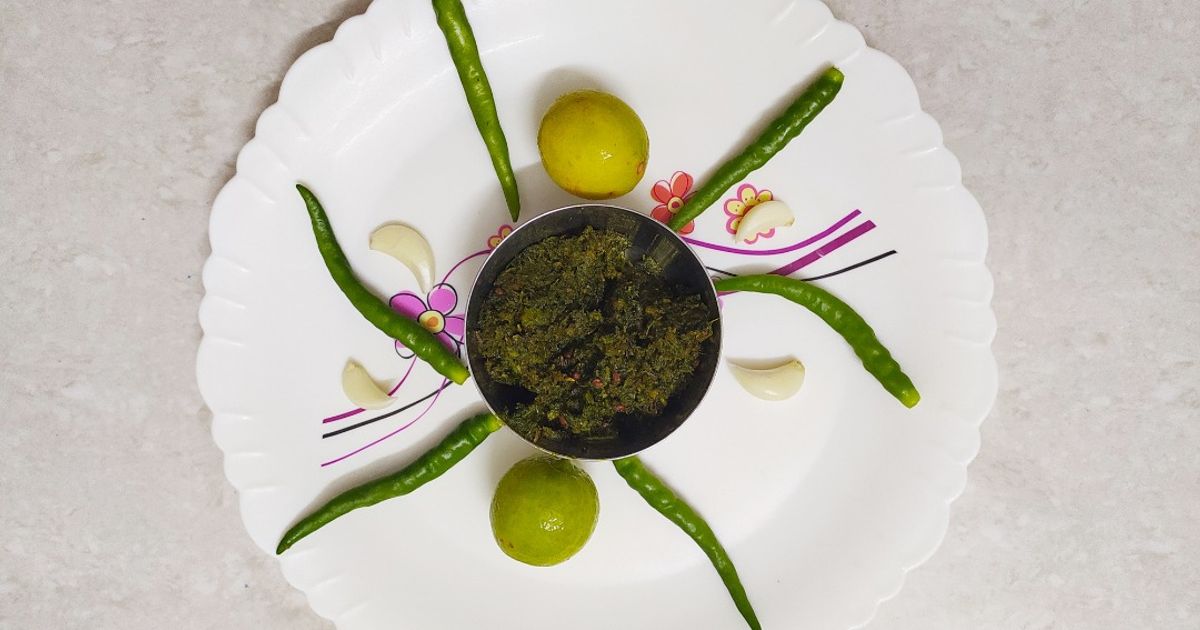 खान्देशी ठेचा (Thecha Recipe In Marathi) रेसिपी Vaibhavee Borkar द्वारे ...