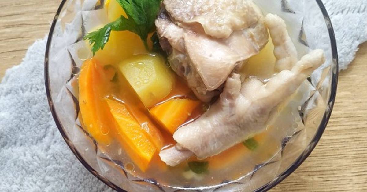 Resep Sup Ayam Original oleh Dapur Abuebe - Cookpad