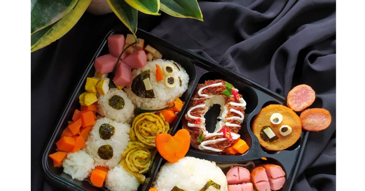 36 resep bento box kartun enak dan mudah - Cookpad