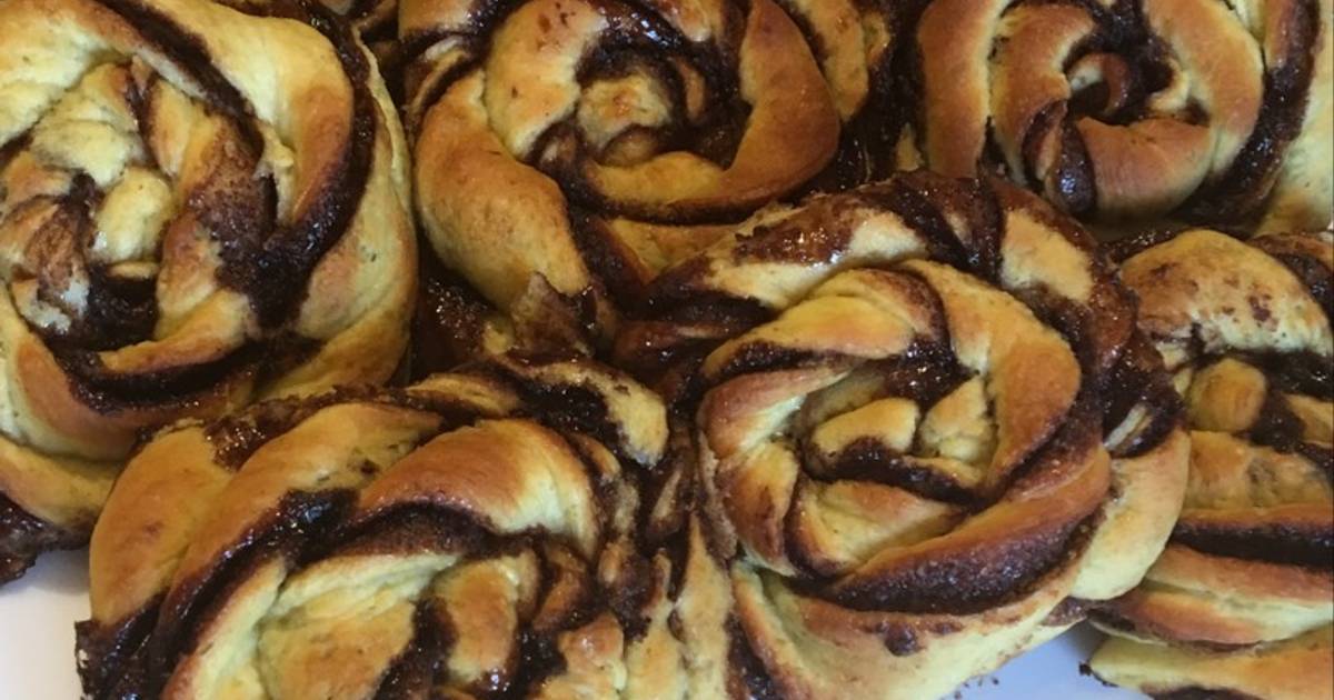 Duplán csavart csokis csiga | Bekka R. Maklári receptje - Cookpad receptek