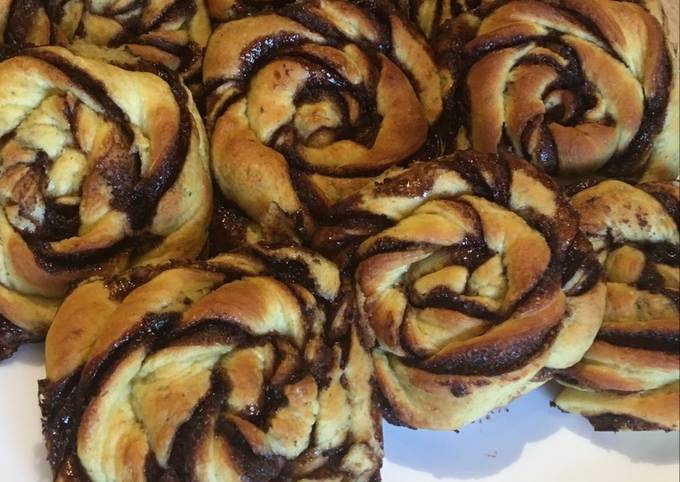 Duplán csavart csokis csiga | Bekka R. Maklári receptje - Cookpad receptek