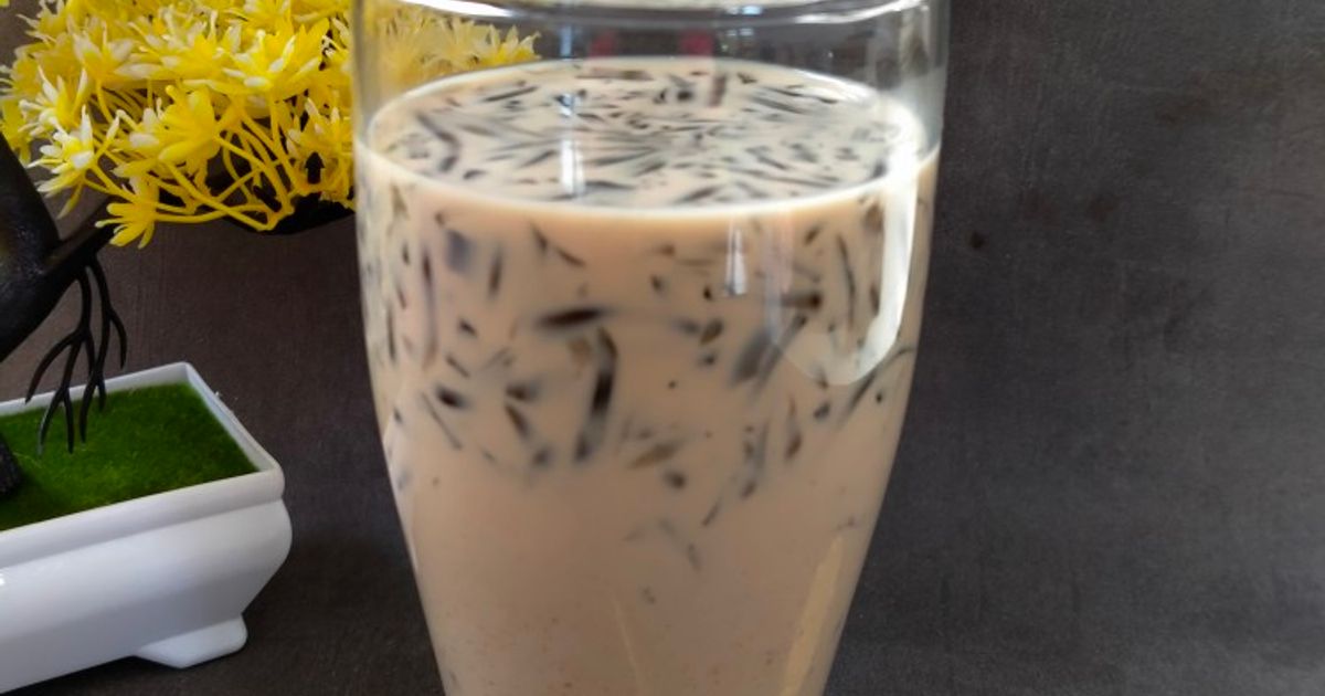 Resep Cincau Milk Tea oleh Camelia Siu Va - Cookpad