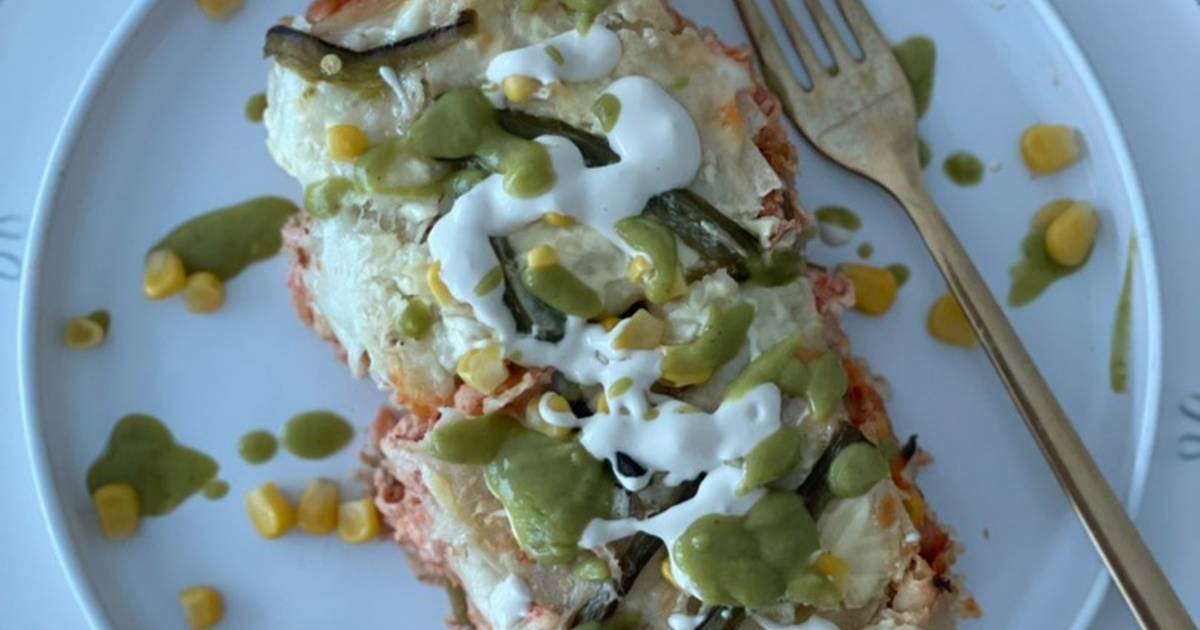 Pastel azteca de pollo Receta de poramoralhambre- Cookpad