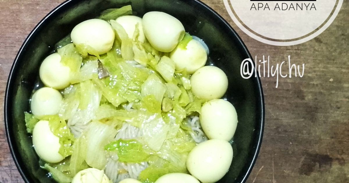 Resep Soto Telur Puyuh Apa Adanya oleh Abby - Cookpad