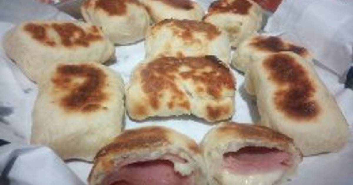 Pancitos de paleta y queso cremoso 💋😘 Receta de Giime Adaro- Cookpad