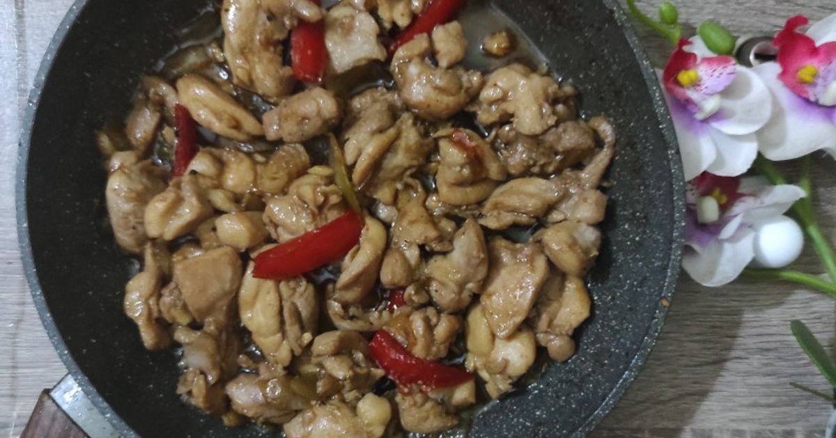 Resep paha ayam blackpaper rumahan enak dan mudah - Cookpad