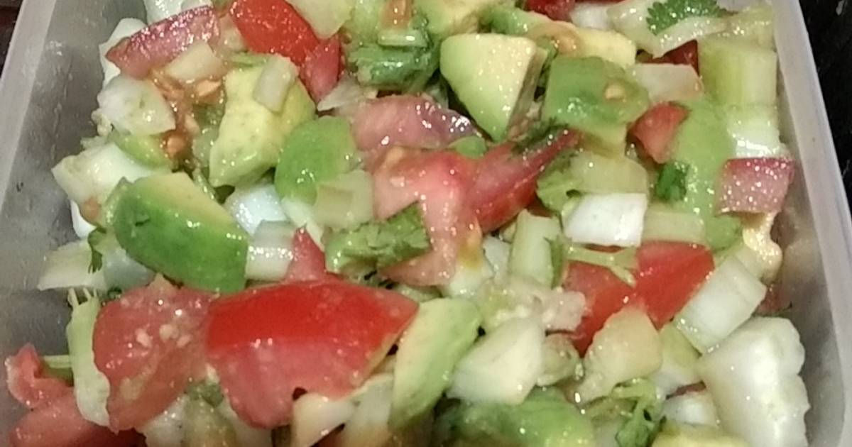 Ensalada de apio, palta y tomate Receta de johannaponce- Cookpad