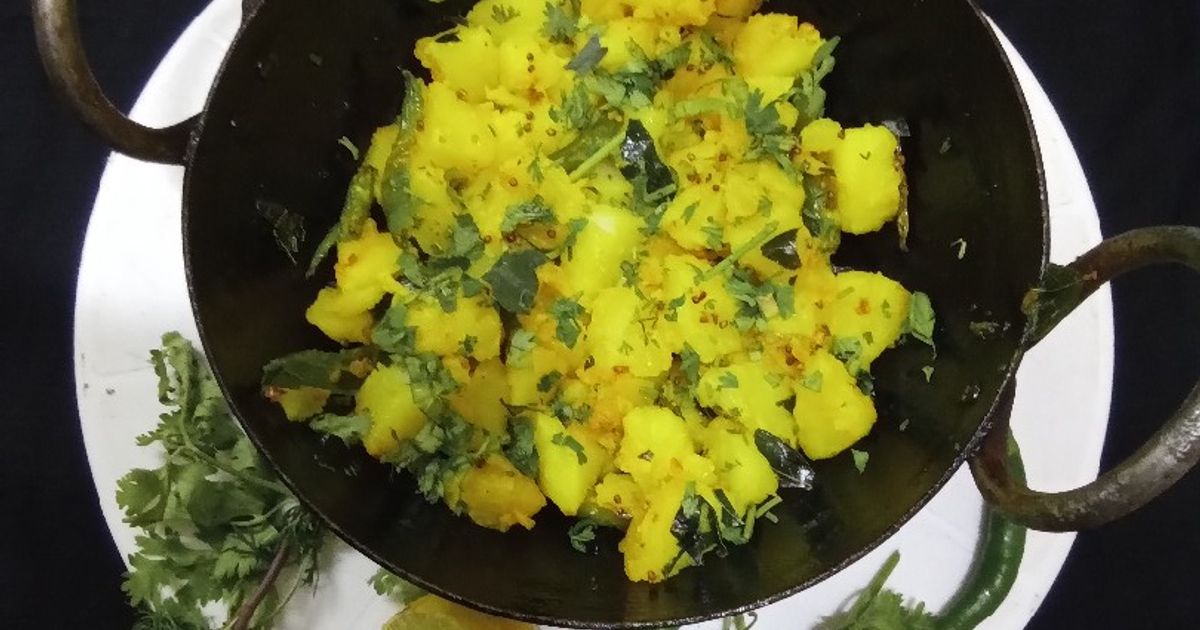 Aloo Sabji Recipe by Pradnya Khadpekar - Cookpad