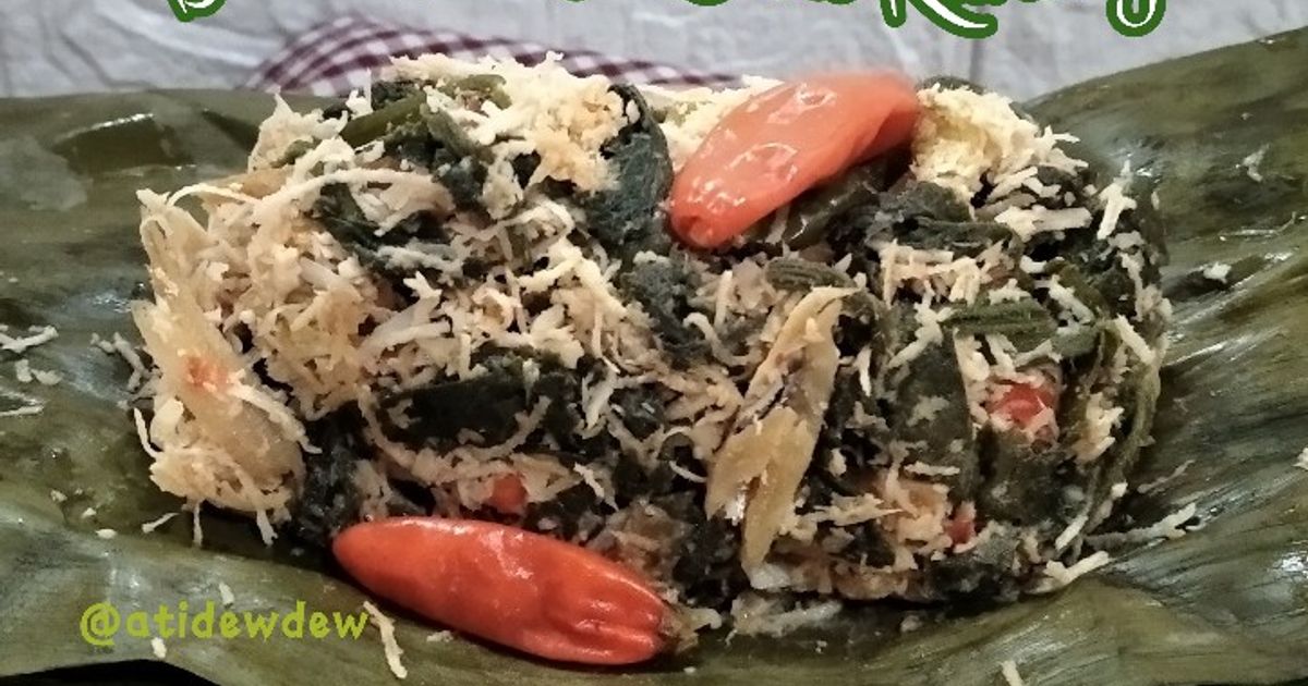 Resep *Botok Pucuk Daun Labu Kuning* oleh ati dewanthi - Cookpad