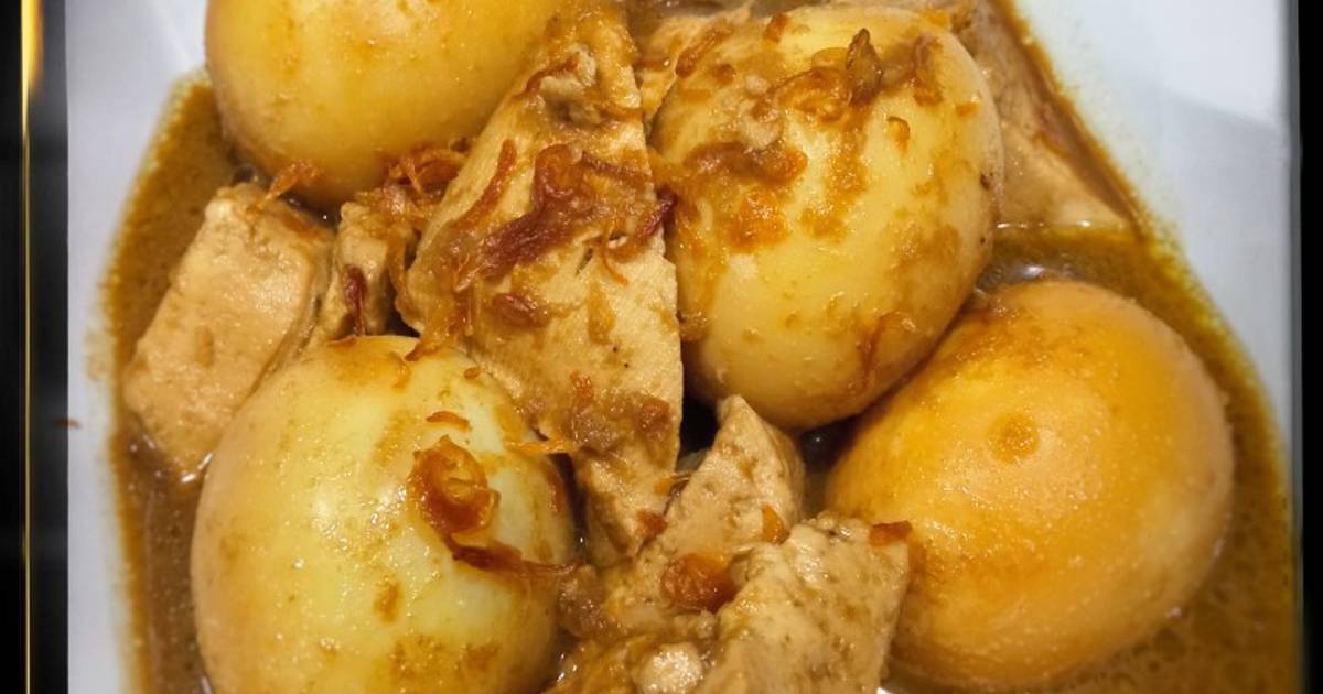 Resep Semur telur dan tahu oleh Diana Nurjanah - Cookpad