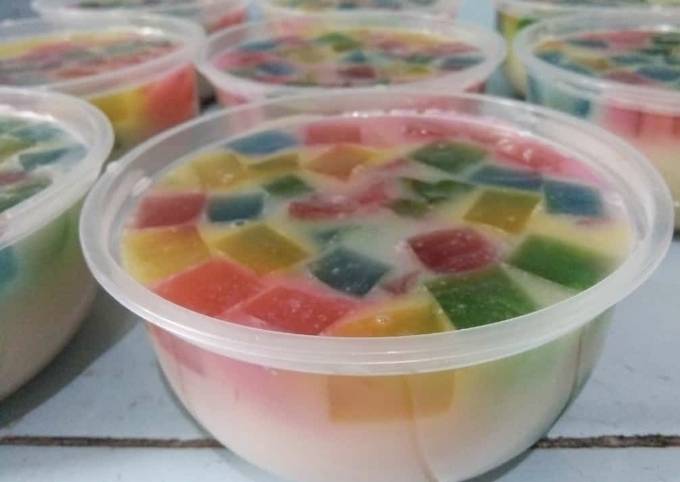 Resep Puding mozaik oleh Miftahul Zannah - Cookpad