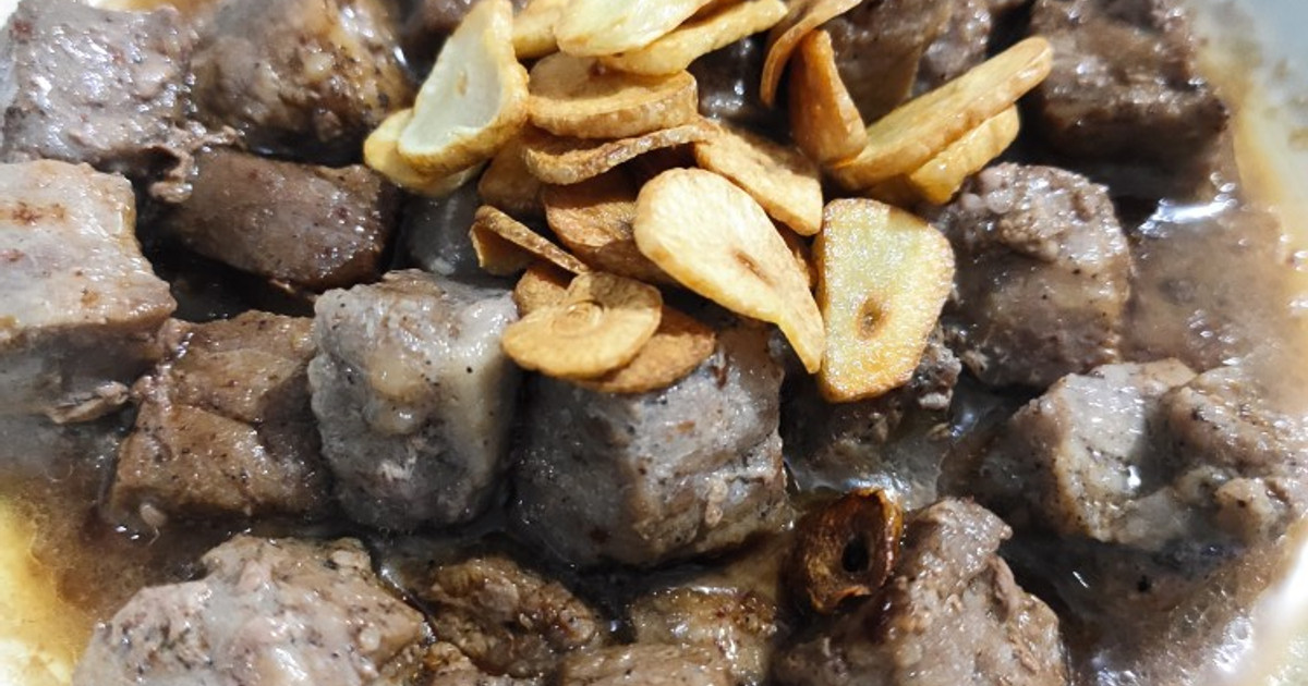 Resep Japanese Saikoro Steak oleh Shirley Ns - Cookpad