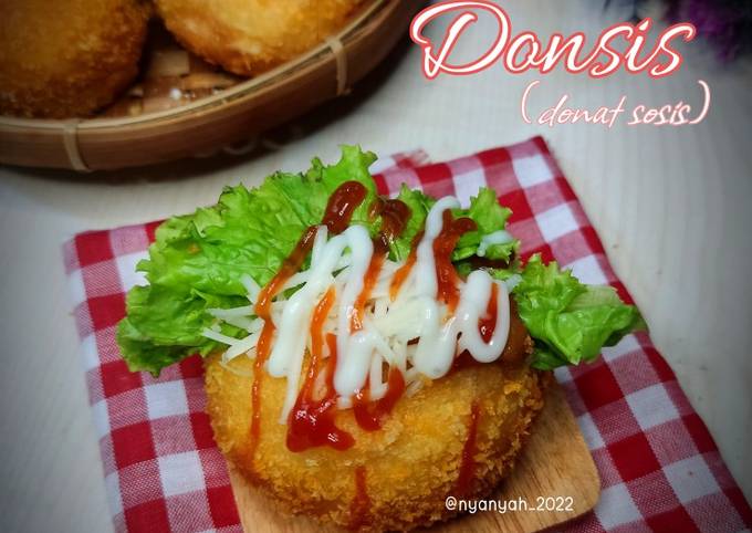 Resep Donsis (donat sosis) oleh Nyanyah - Cookpad