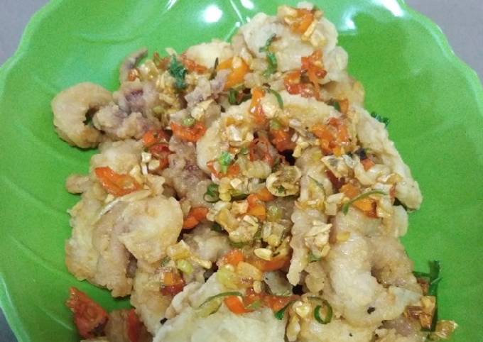 Resep Cumi cabe garam oleh Maudy Apriana basuki - Cookpad