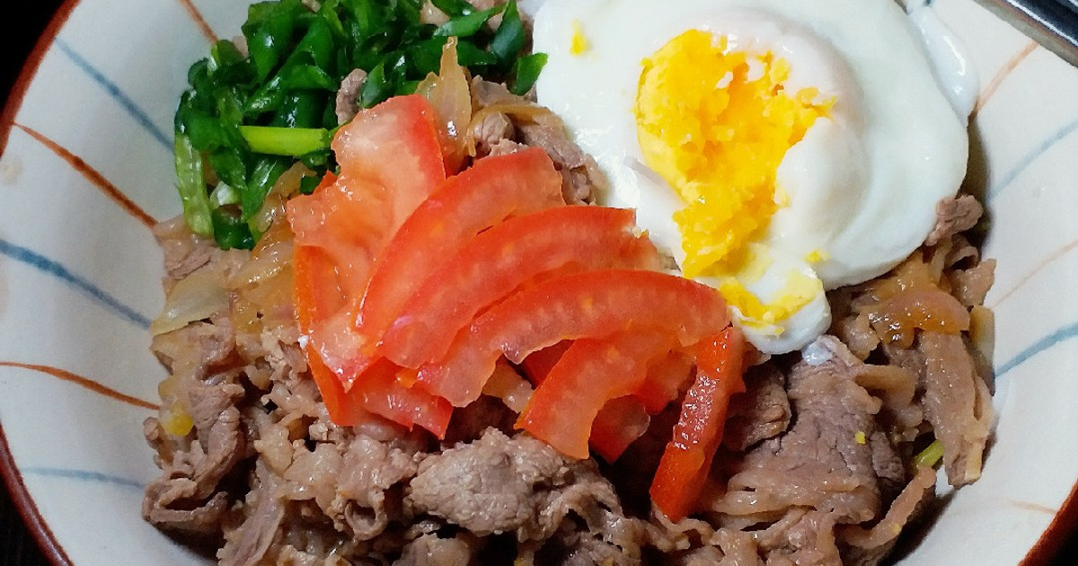 Resep Gyudon Japanese Beef Rice Bowl Ketofy oleh Atik Efendy - Cookpad