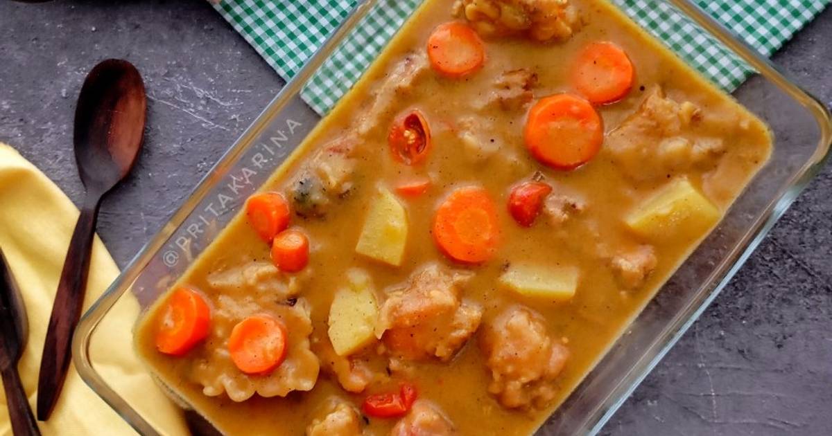 Resep Ayam Bumbu Kari Jepang oleh Prita Karina - Cookpad