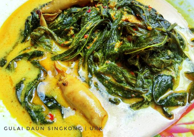 Resep Gulai Daun Singkong oleh urk2706 - Cookpad