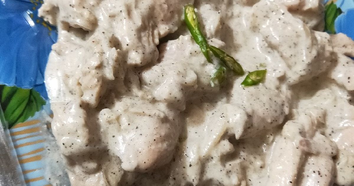Cream Chicken Recipe by Simar Kaur - Cookpad