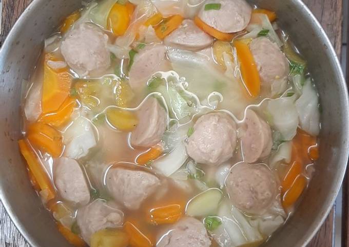 Resep Sayur Sop Baso oleh Anggun - Cookpad